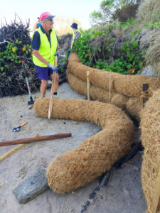 Coir Log Installation Work Bee - Take Action for Pumicestone Passage